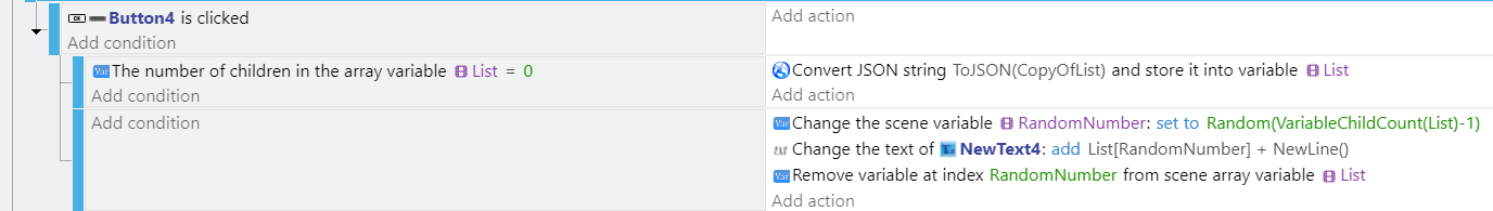 Variable Array To Create Dynamic Random Event How Do I Gdevelop Forum