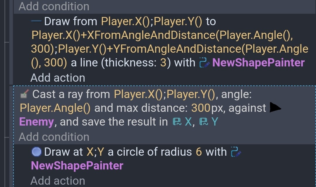 Drawing Raycasts? - How do I...? - GDevelop Forum