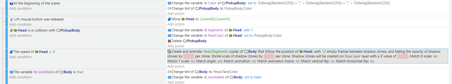 How do I use shadow clones if my objects have different sizes? - How do ...