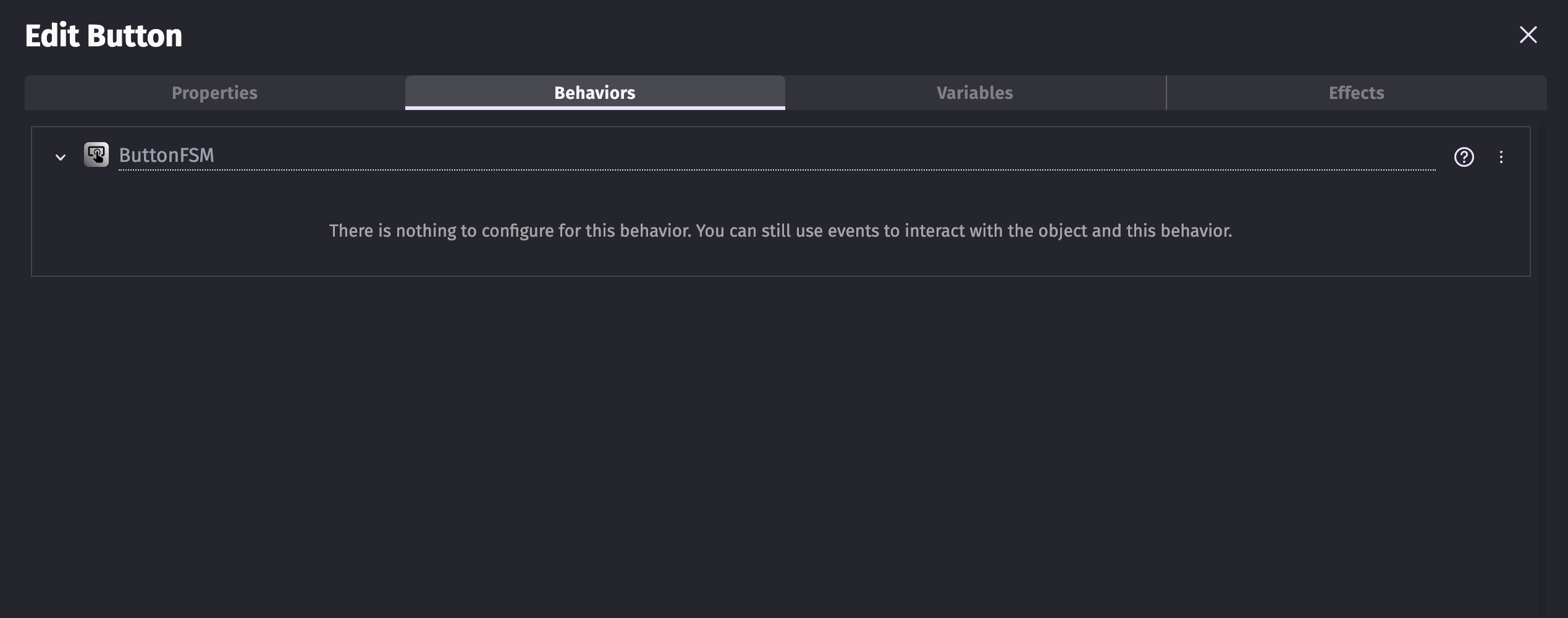 Button States Error - Bugs reports - GDevelop Forum