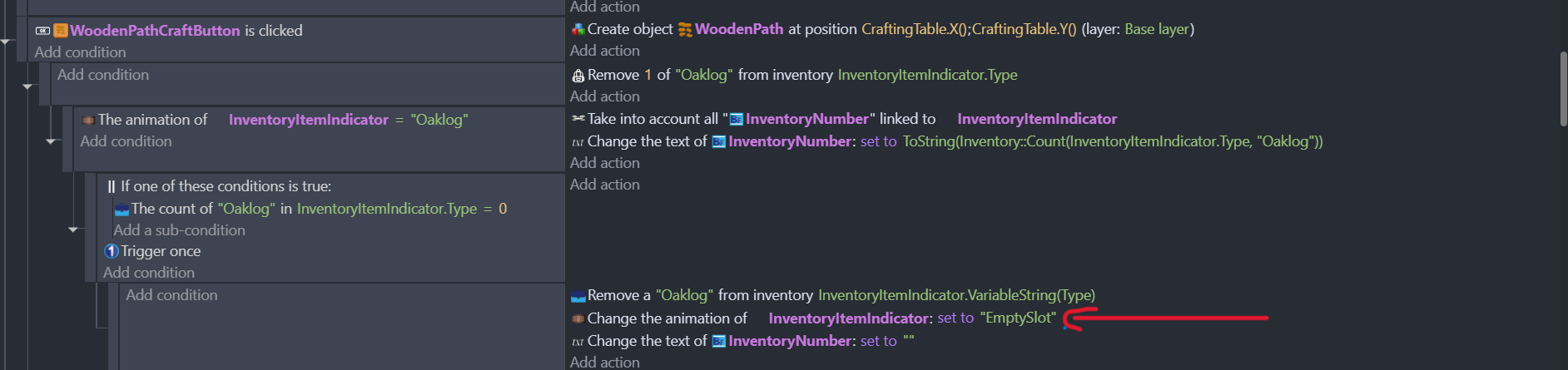 (SOLVED) Is it possible to subtract a specific amount of item from Gdevelop inbuilt inventory ...