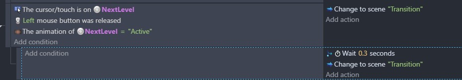 [Solved] Gdevelop crashes when I switch to another scene in the game - How do I...? - GDevelop Forum