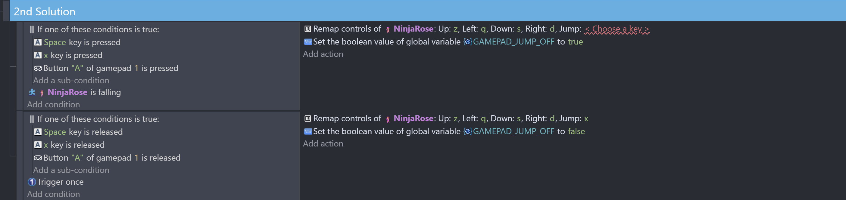 How to STOP Auto-Jump by holding JUMP button? - How do I...? - GDevelop ...