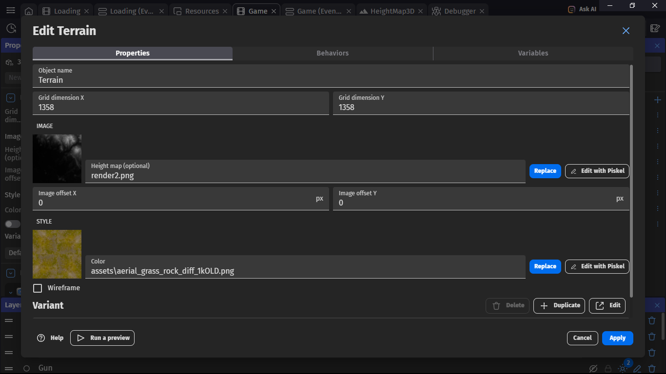 3D height map collision - How do I...? - GDevelop Forum