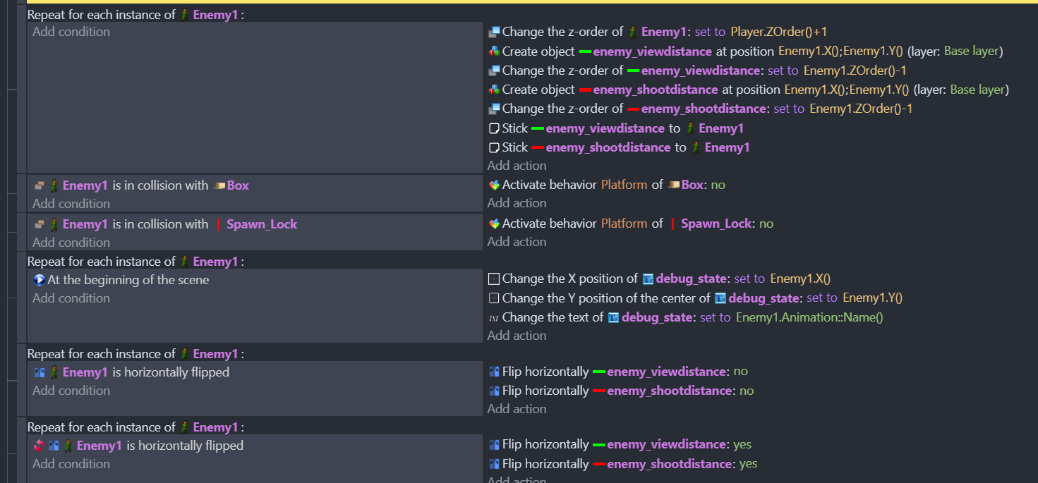Having problems dealing with instantiating enemies - Community - GDevelop Forum