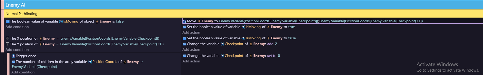 Pathfinding - Not Moving to Correct Coords - How do I...? - GDevelop Forum