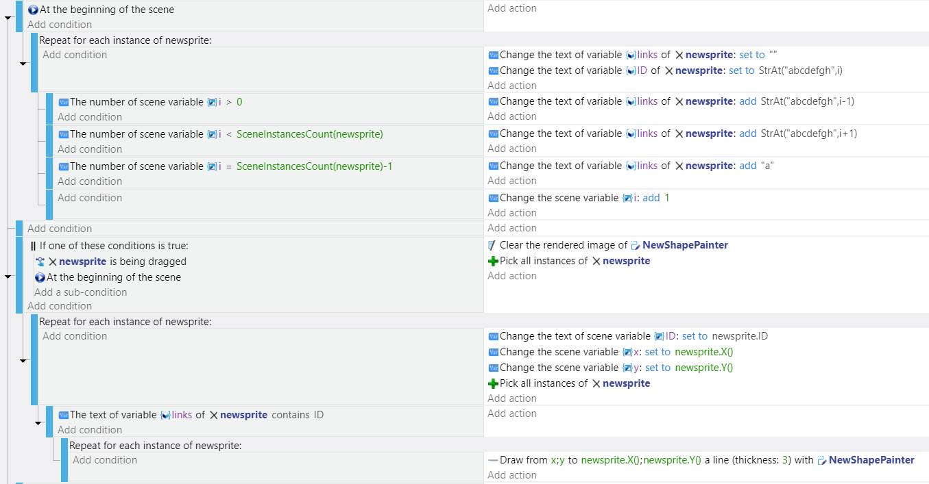 [Solved] Reach through links - How do I...? - GDevelop Forum