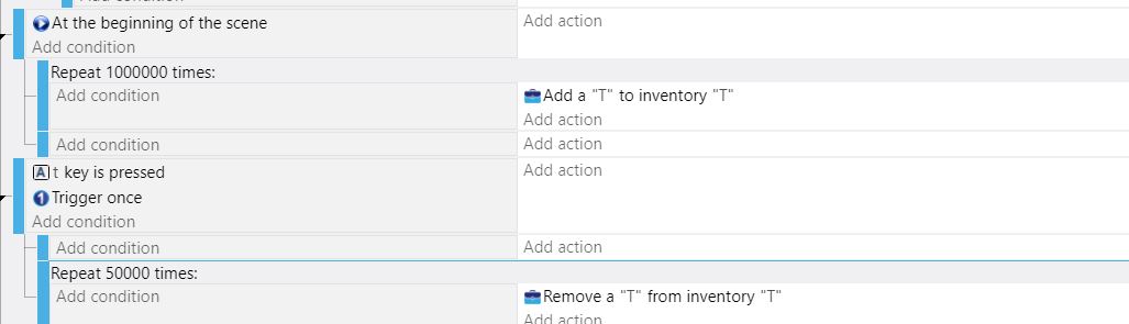 (SOLVED) Is it possible to subtract a specific amount of item from Gdevelop inbuilt inventory ...
