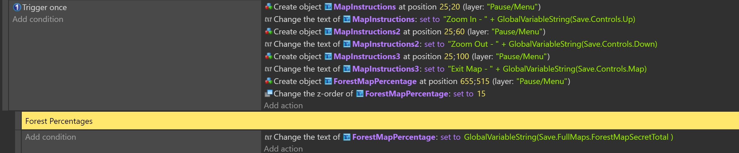 Change text into a percentage including a Global Variable? - How do I...? - GDevelop Forum