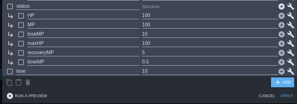 [SOLVED] Global Child variable (Structure) - Bugs reports - GDevelop Forum