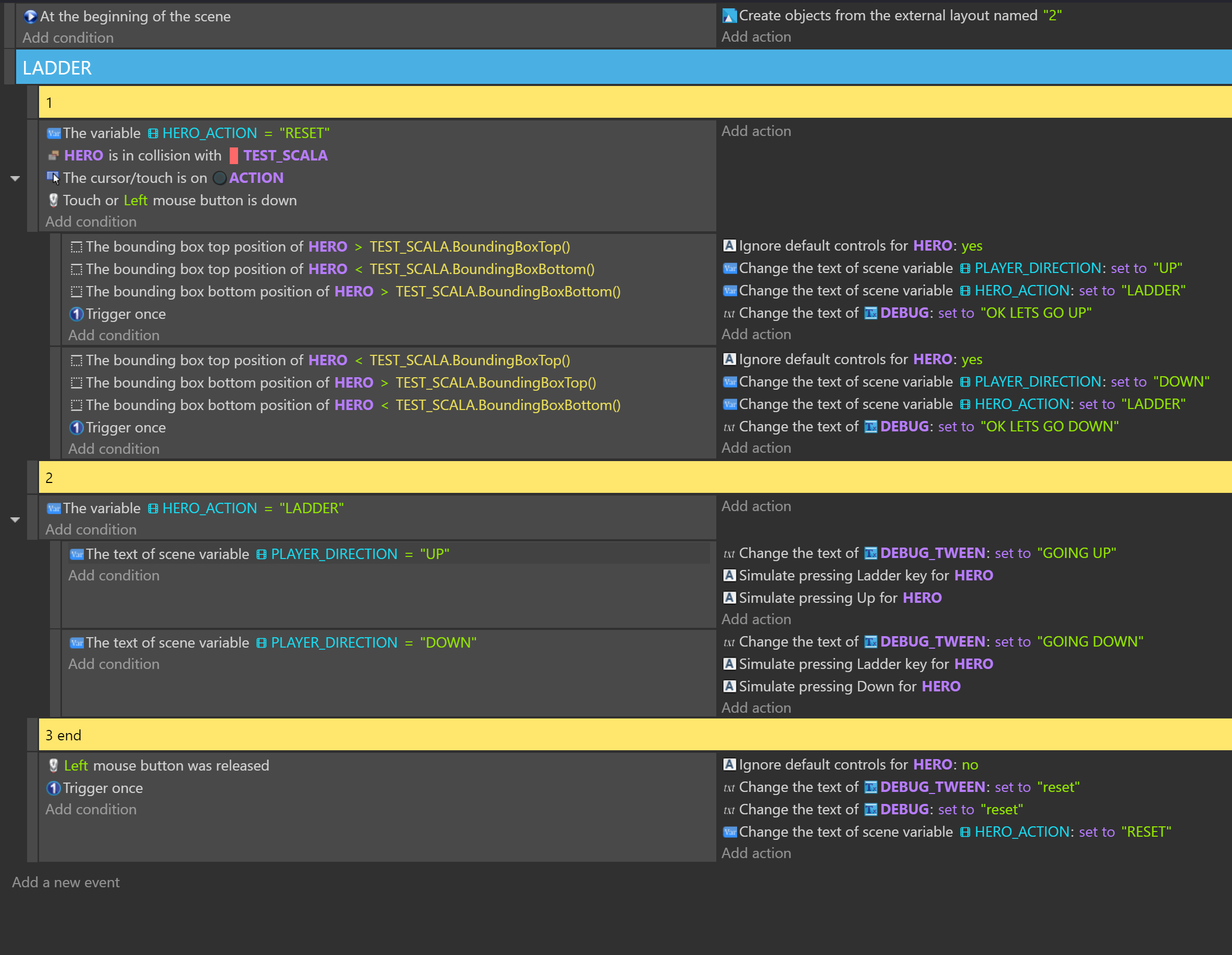 Jumpthru Platforms Sometimes Not Passable - Bugs reports - GDevelop Forum