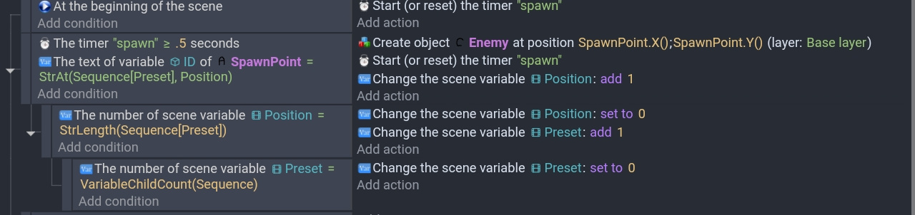 How do i use a variable to create a sequence of events - How do I...? - GDevelop Forum