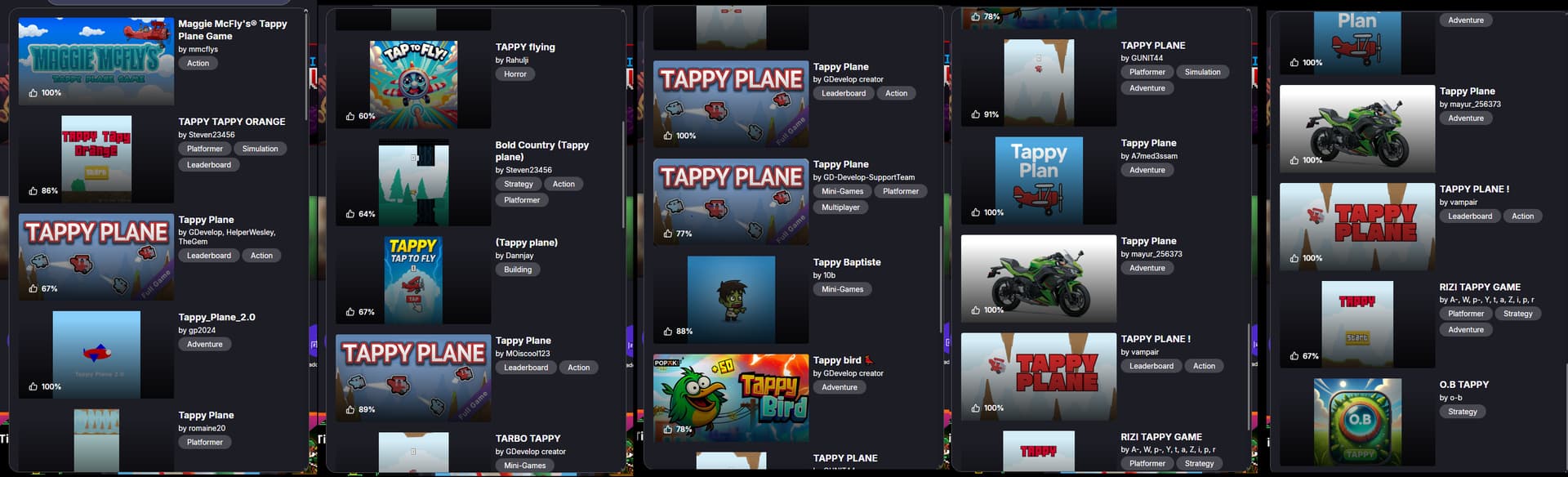 [Solved] The game is still visible in the search bar - GDevelop general - GDevelop Forum