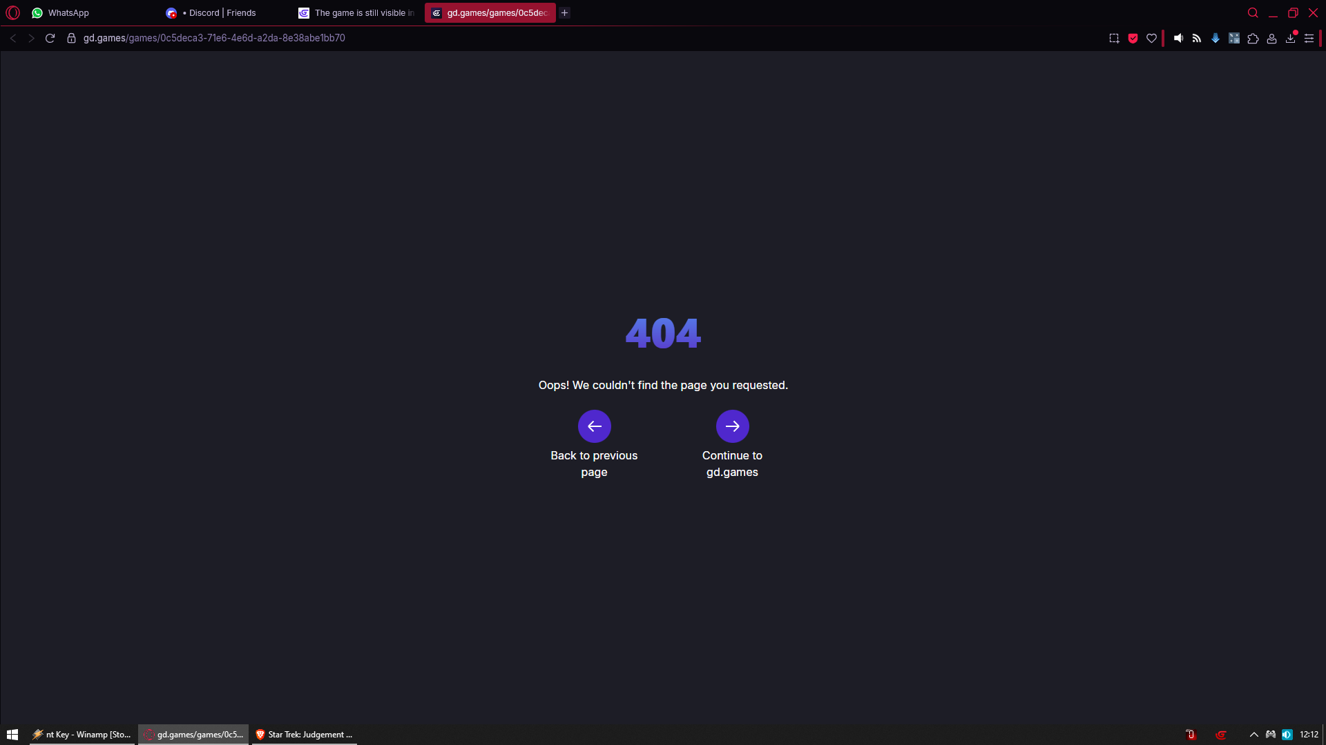 [Solved] The game is still visible in the search bar - GDevelop general - GDevelop Forum