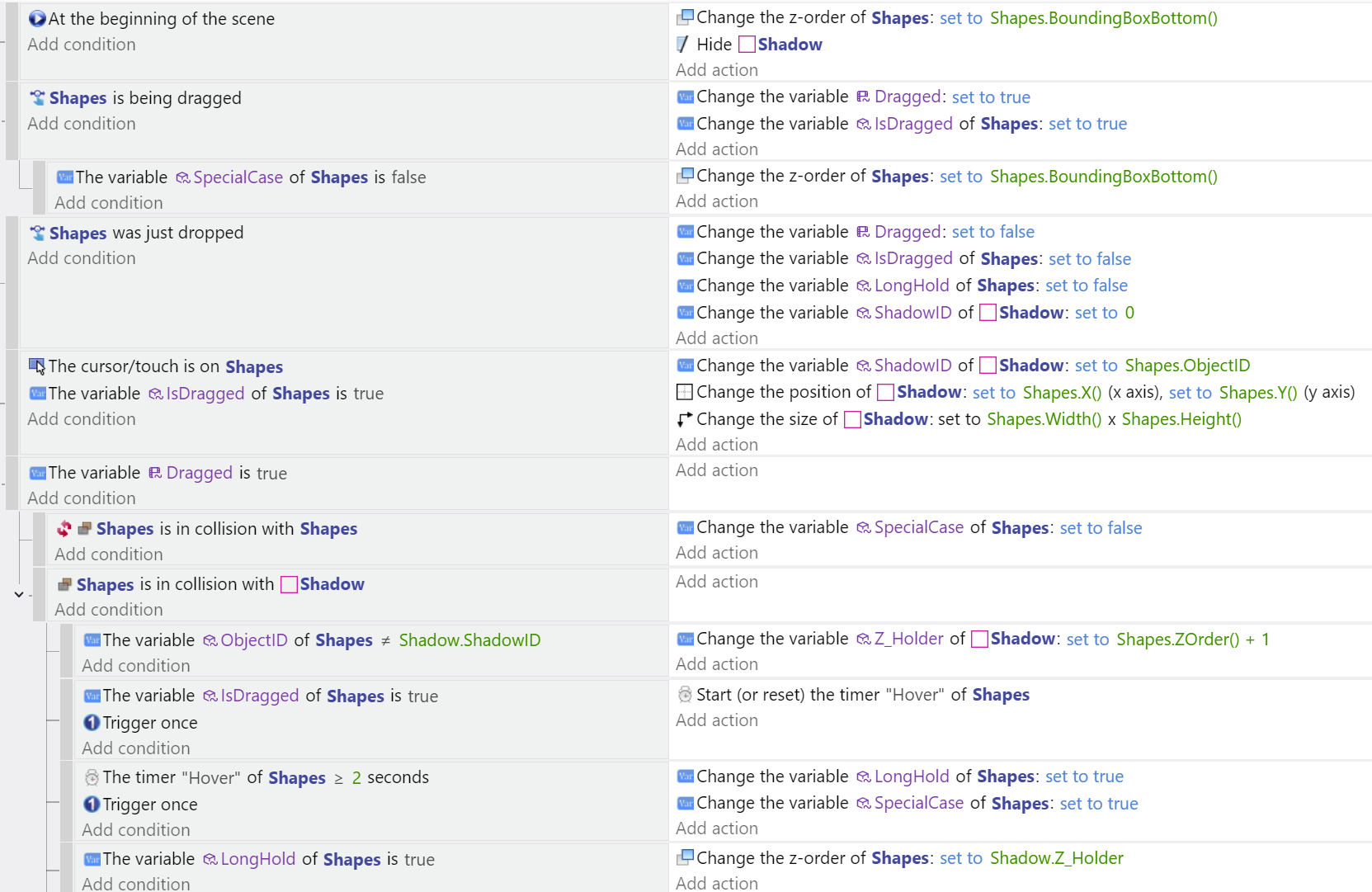 [Probably solved] Change z value of an object in a collision to z value ...