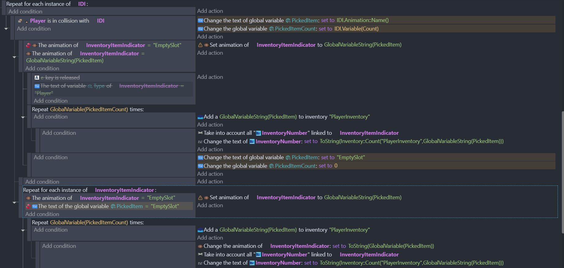 (Solved) Object picking problem - How do I...? - GDevelop Forum