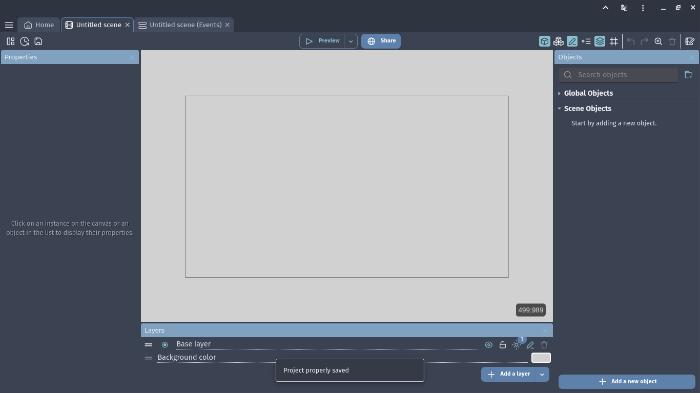Project cloud saving error - Bugs reports - GDevelop Forum