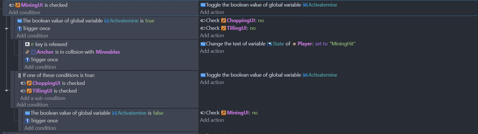 (Solved) How to deactivate interactions with another toggle buttons while one toggle button is ...