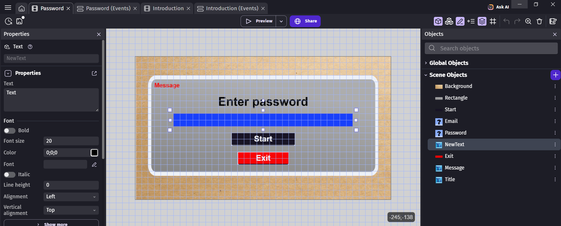 [Solved] "Text Input Object" has been removed with the new update (5.5.240) - GDevelop general ...