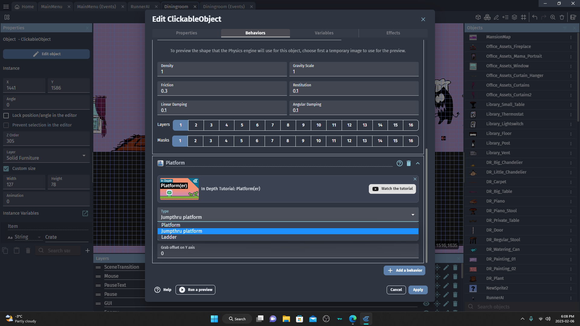 (SOLVED) Make Enemy Change Direction after Colliding with a Draggable/Movable Object - How do I ...