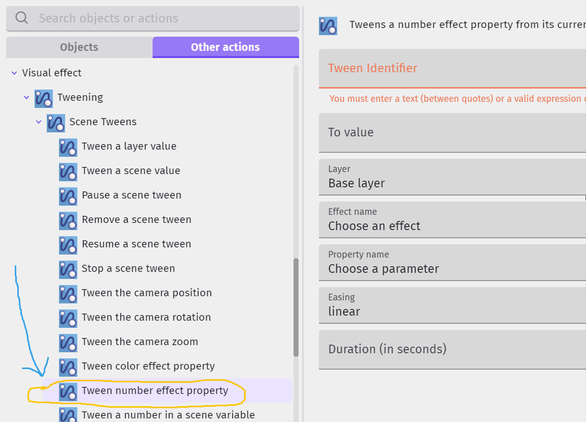 Tween layer effects - How do I...? - GDevelop Forum