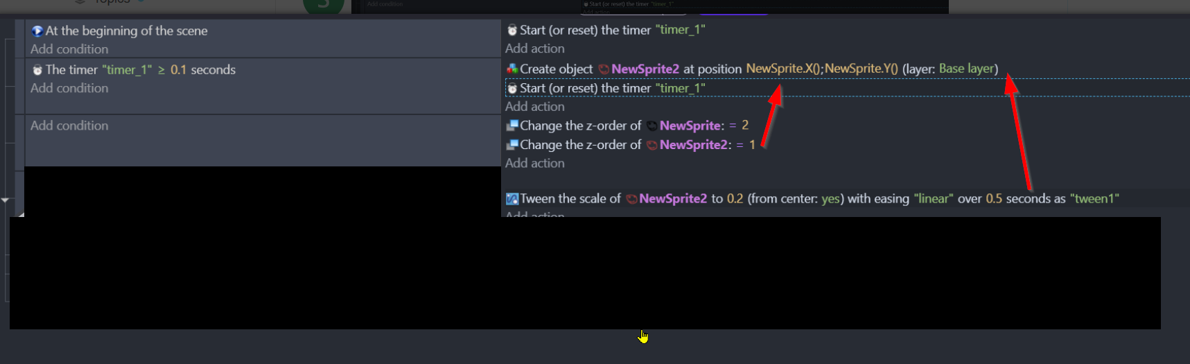 Destroy this object when tween finishes not working[Solved] - Bugs reports - GDevelop Forum
