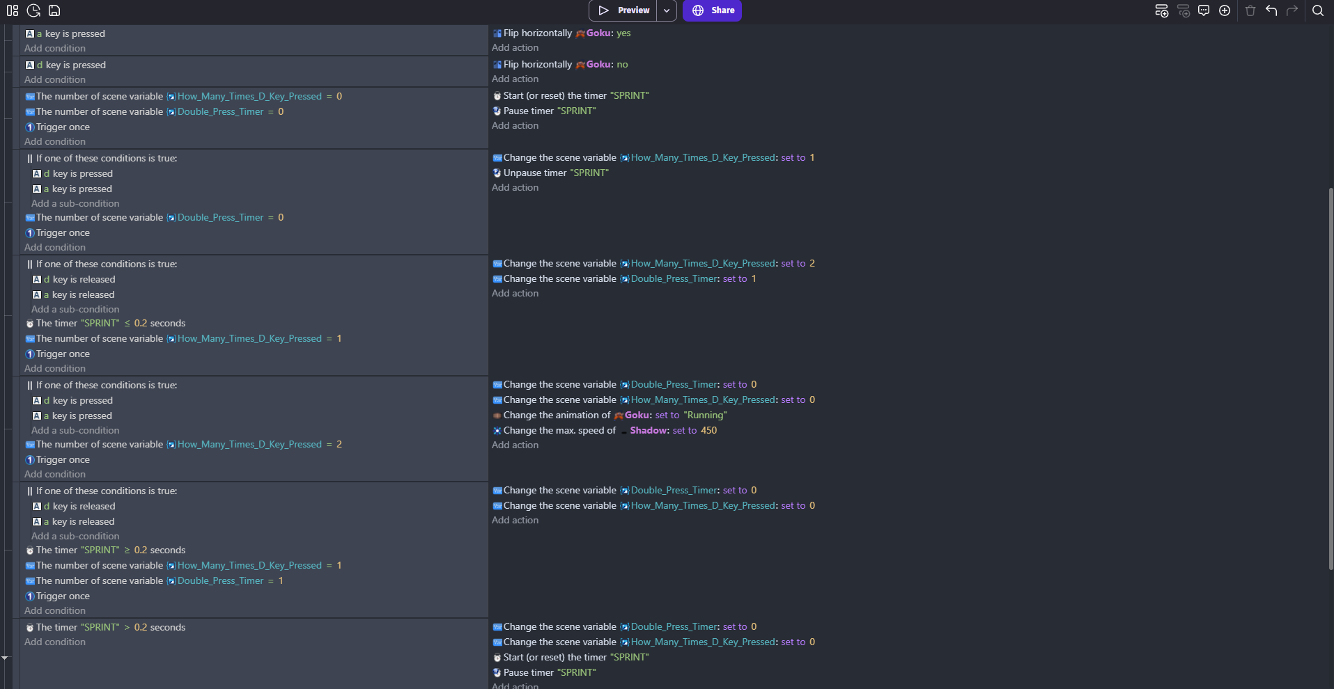 (Solved) My character's walking animation is cancelling my sprinting animation - How do I ...