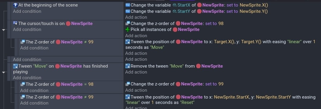 Tween Effect Positioning Issue - GDevelop general - GDevelop Forum
