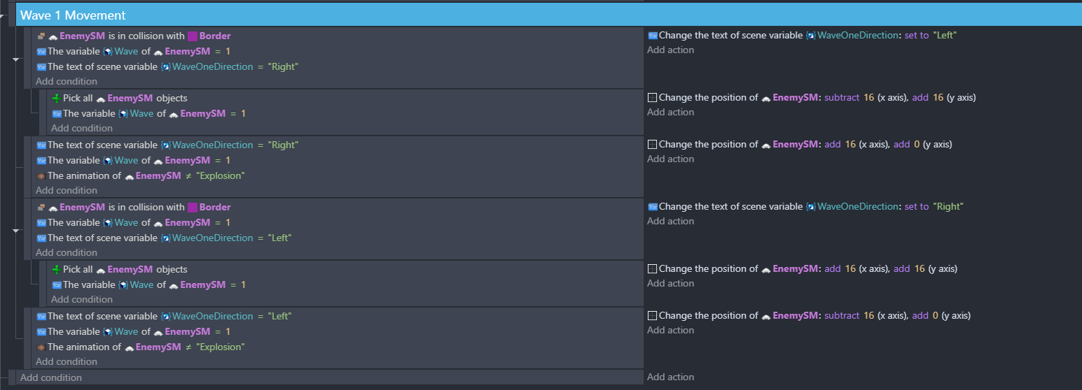 Repeat for Each Instance issue, not applying to all at once - SOLVED - How do I...? - GDevelop Forum