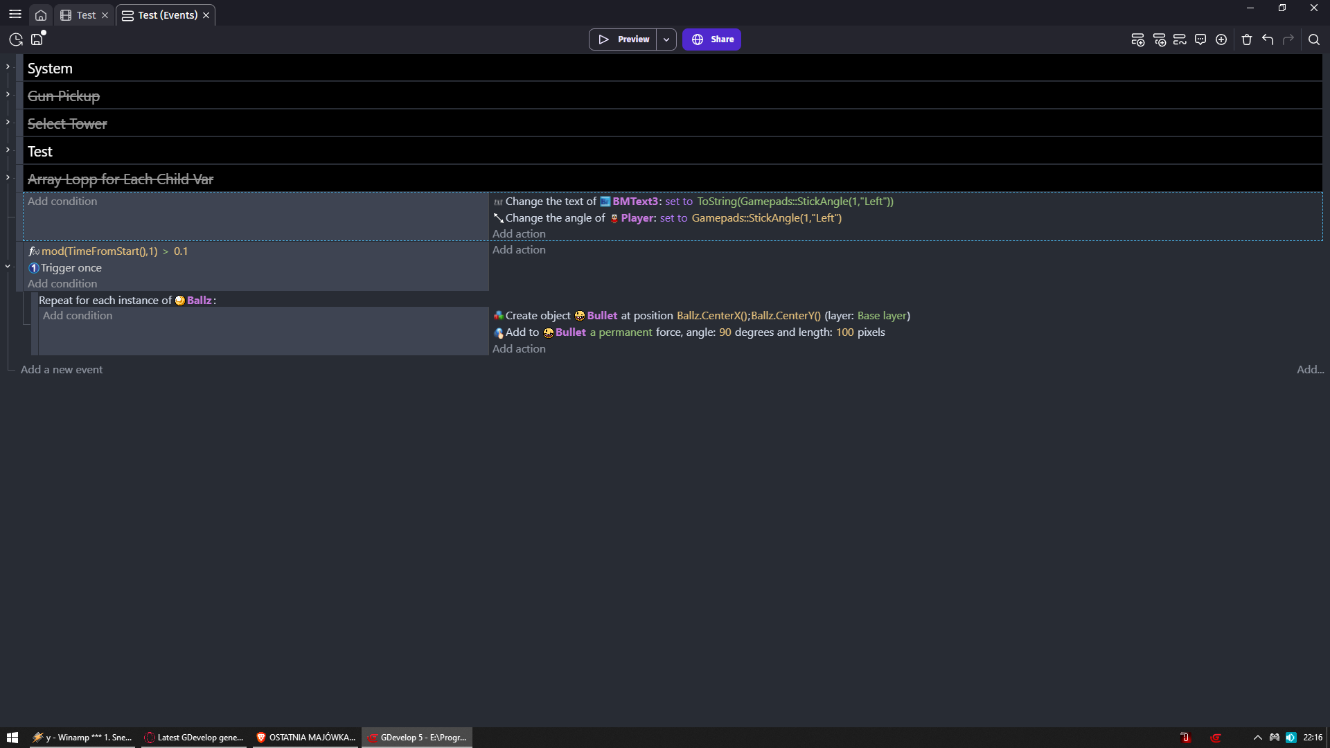 [SOLVED] Gamepads (Controlers) extension is snapping to 4 directions instead going smooth 360 ...