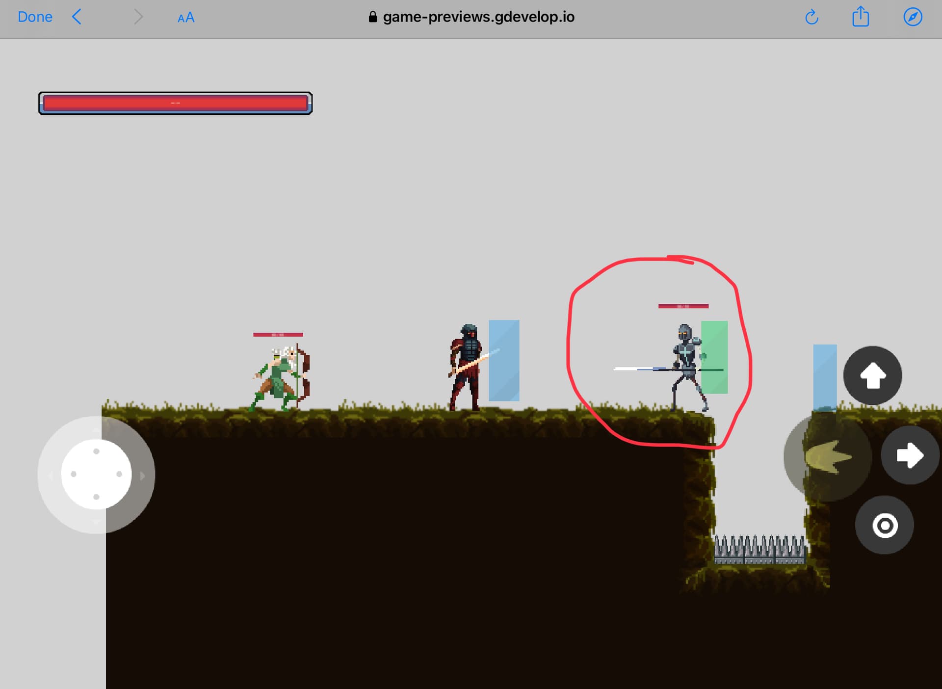 Move enemy back and forth while player is not in vision - How do I...? - GDevelop Forum