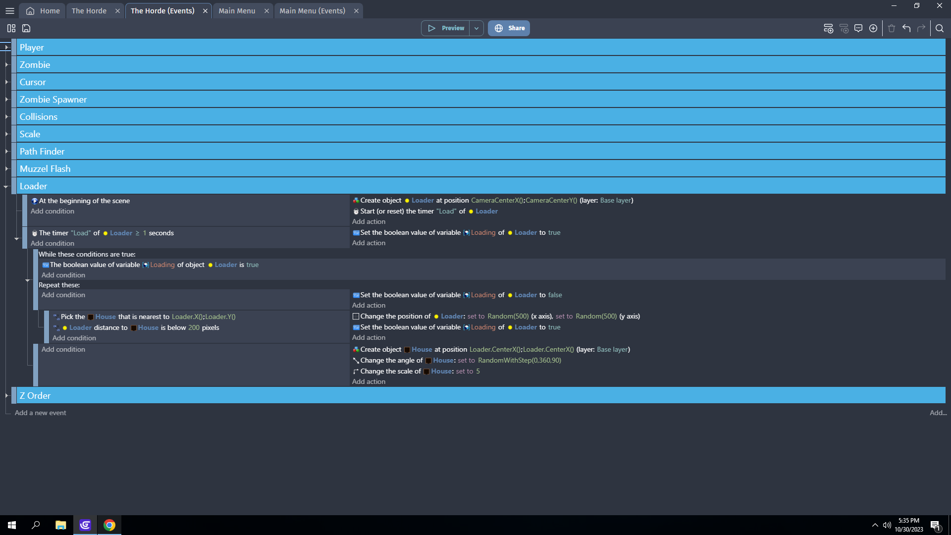 Why isn't my World Gen Working? - How do I...? - GDevelop Forum