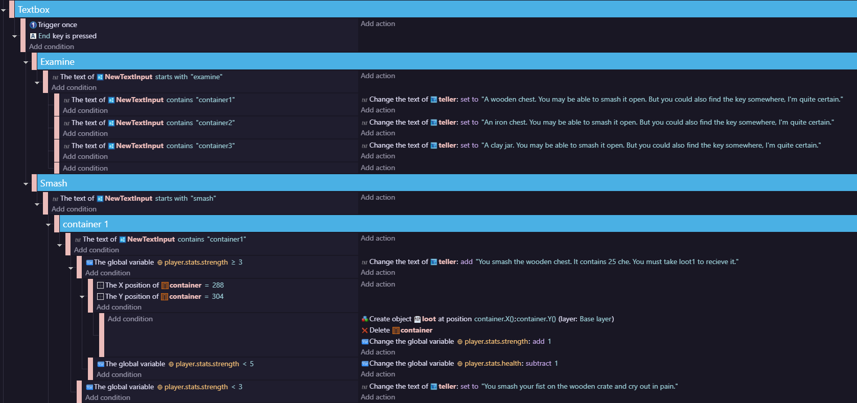 How do I check text entry only if enter pressed (Solved) - How do I...? - GDevelop Forum
