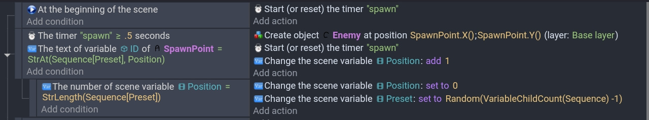 How do i use a variable to create a sequence of events - How do I...? - GDevelop Forum
