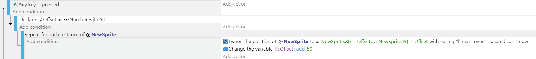(Solved) Apply different tween to multiple same objects - How do I...? - GDevelop Forum