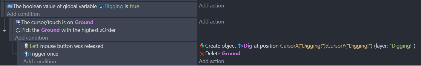 Object picking with highest z order - how can I instruct it to only ...