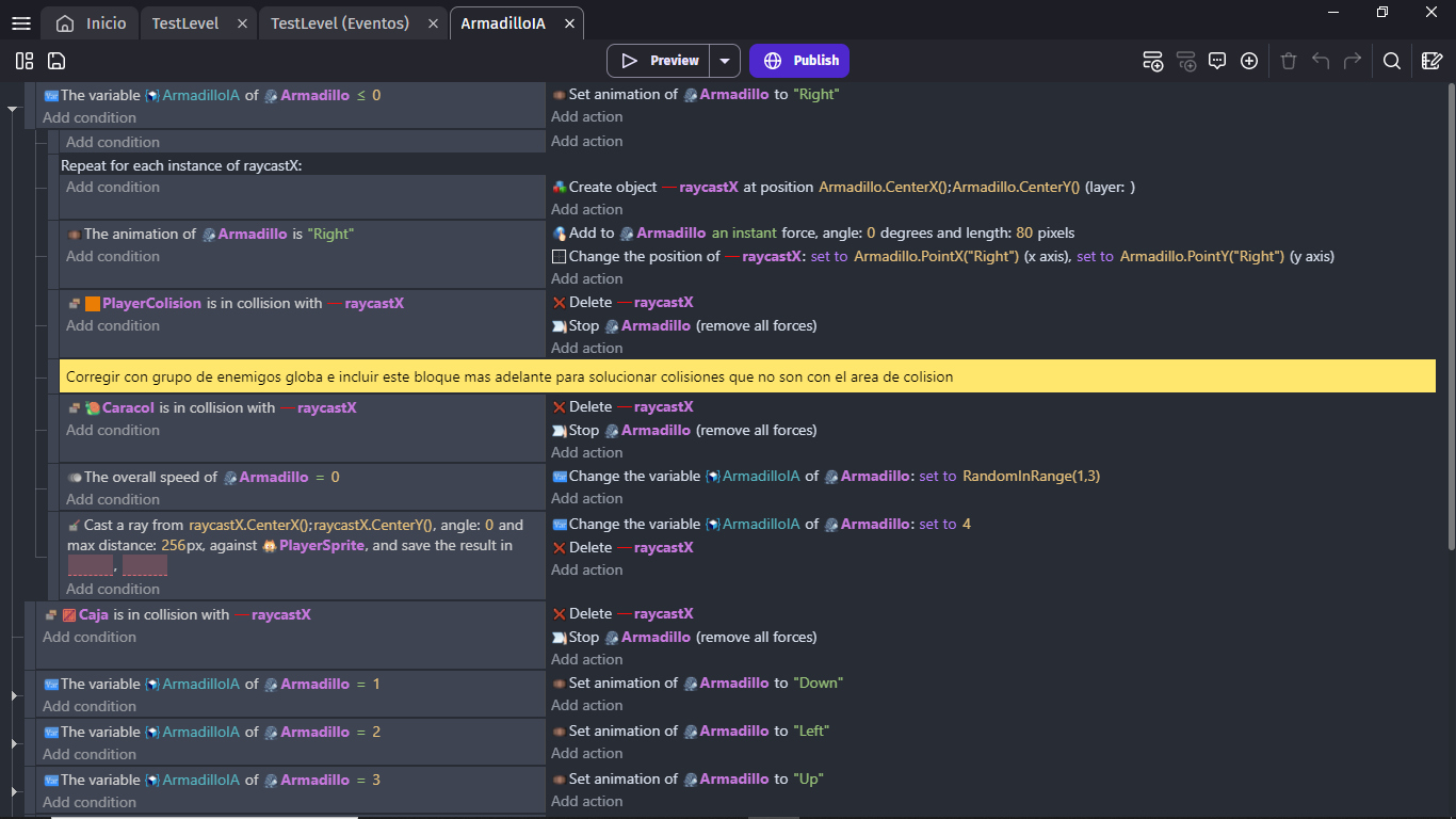 [Solved] I have two enemies that are the same but when I collide - How do I...? - GDevelop Forum