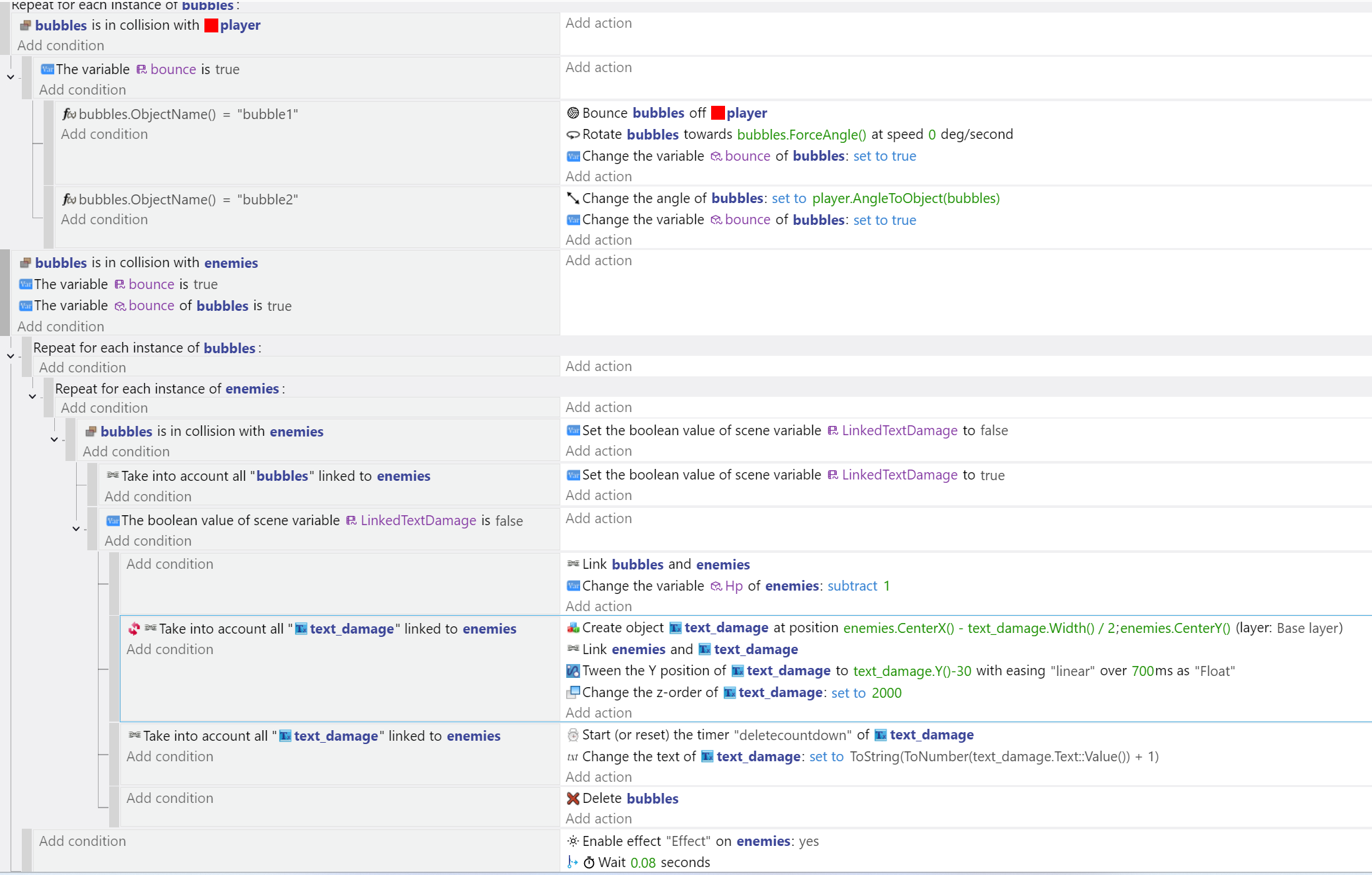 Enemies that inflict damage on each other with their projectiles - How do I...? - GDevelop Forum